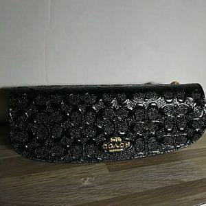 Coach | Bags | Coach Wallet Glitter Space Nasa Black Brand New | Poshmark